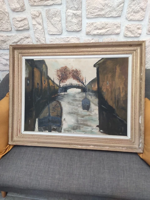TABLEAU ANCIEN HUILE sur bois signé otto ernest authentifié au dos EUR 20,00 - PicClick FR