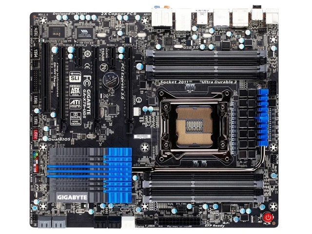 GIGABYTE GA-X79-UD5 MOTHERBOARD Intel X79 Lga 2011 E-Atx Memory Up 64G ...