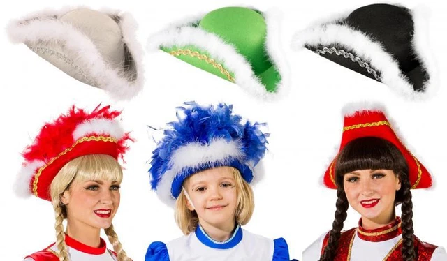 FUNKENHUT HUT KOSTÜM Garde Tanz Mariechen Uniform Funkenkostüm ...