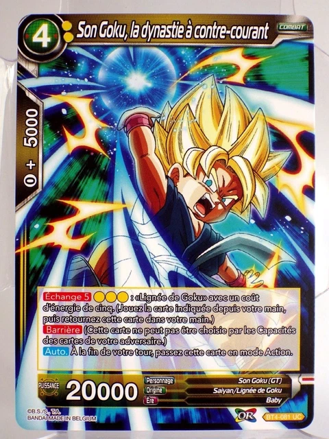 CARTE DBS BT4-081 UC colossal warfare Dragon Ball Super Card Game VF ...