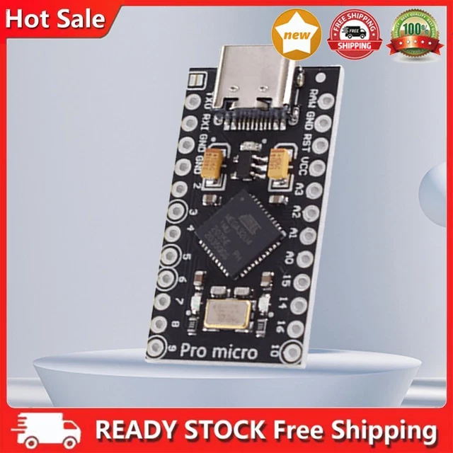 ATMEGA32U4 PRO MICRO Modulo TYPE-C Scheda USB 16MHz Utile per Scheda ...
