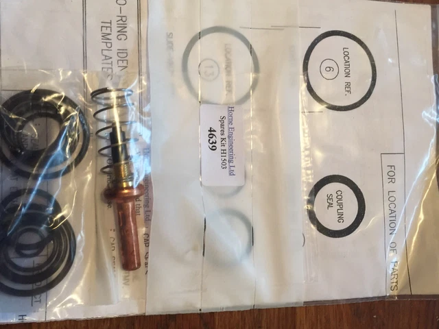 HORNE TMV SERVICE kit spares kt hi 1503 4639 new unopened 20 Available ...