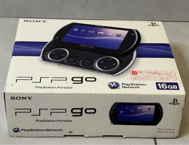 SONY PSP GO PSP-N1000 PB 16GB Piano Black Console Boxed Complete Tested ...