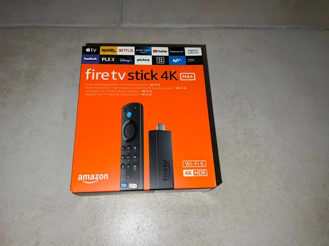FIRE TV STICK 4K Max with Wi-Fi 6 and Alexa Voice Remote with TV ...