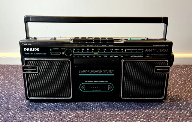 PHILIPS MINI BOOMBOX D8060 Portable Cassette Radio $49.00 - PicClick AU