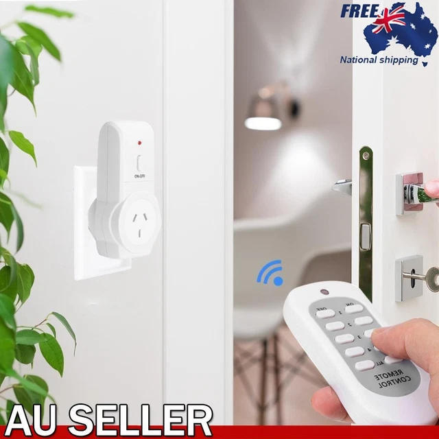 AU PLUG 230V 10A Wireless Remote Control Light Switch Remote Socket ...