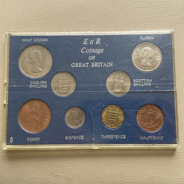 ELIZABETH II COINAGE Of Great Britain Pre-decimal Presentation Set £11. ...
