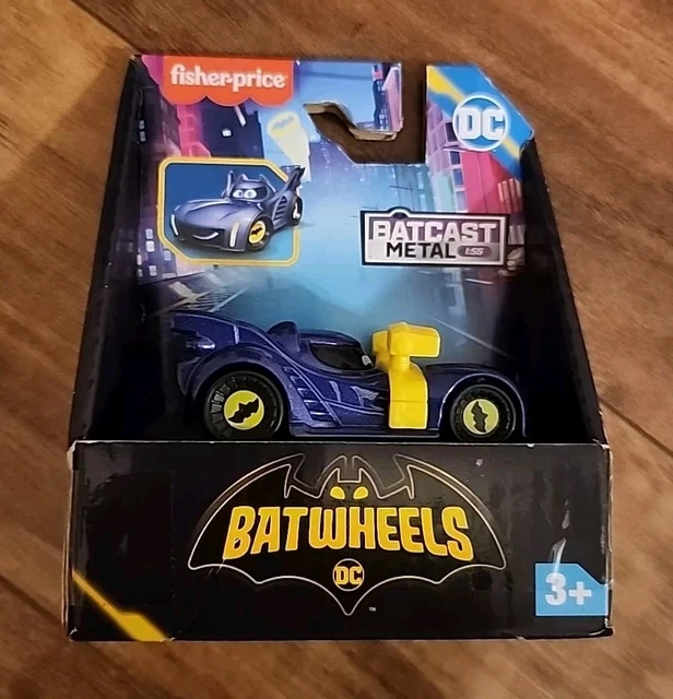 NEW FISHER-PRICE BATWHEELS Metal Bam the Batmobile 1:55 Diecast Vehicle ...