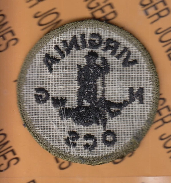 US ARMY VIRGINIA ARNG OCS School OD green BDU 2.5" patch m/e B $4.00 ...