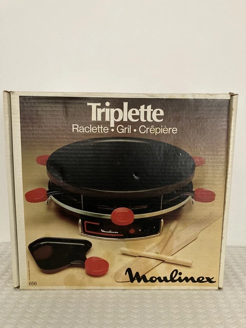MOULINEX - TRIPLETTE MOULINEX - Appareil A Raclette / Grill / Crêpière ...