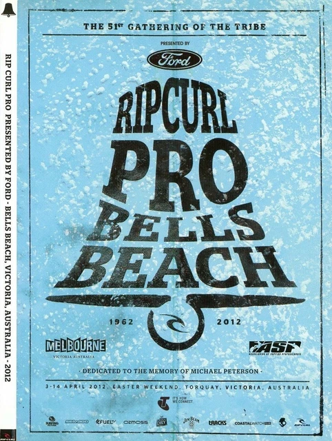 RIP CURL PRO - Bells Beach Victoria Australia 2012 DVD Slim Case ...