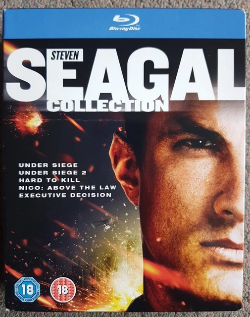 STEVEN SEAGAL 5 Film Collection Blu-ray Box Set Under Siege Hard To ...