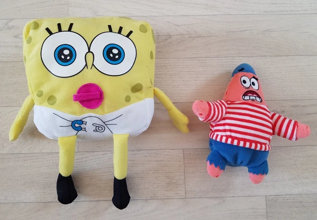 SPONGEBOB SQUAREPANTS PLUSH nickelodeon BABY & FIRST MATE PATRICK soft ...