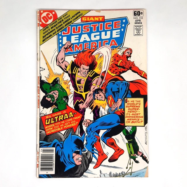 DC COMICS JUSTICE League Giant #153 Key Issue Ultraa Appearance Comic ...