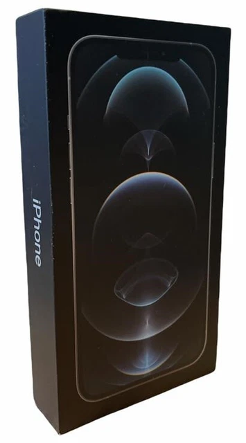 ORIGINAL APPLE IPHONE 12 Pro Max Verpackung Leerbox Box Karton Graphite ...