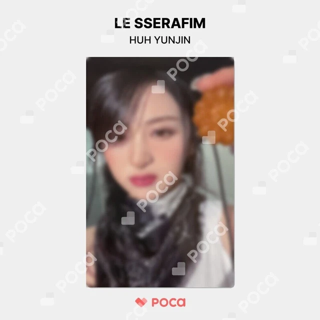 [LE SSERAFIM HUH YUNJIN] Carte photo officielle du festival UNFORGIVEN WEVERSE EUR 7,96 ...