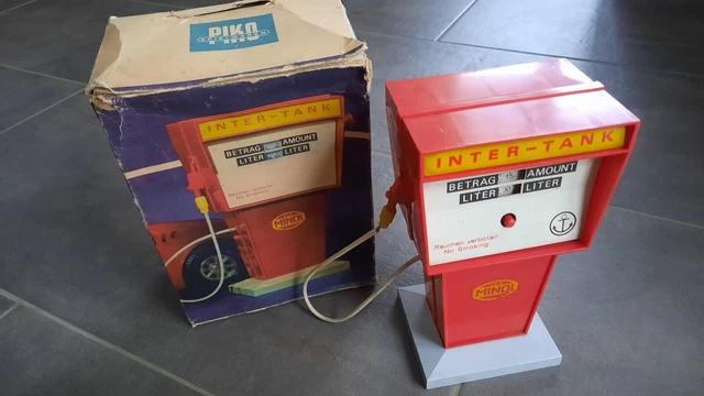 DDR SPIELZEUG MINOL Zapfsäule Tanksäule Intertank Piko Anker Rar Selten ...