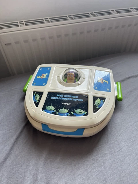 VTECH TOY STORY 3 Buzz Lightyear Star Command Laptop Disney Pixar ...