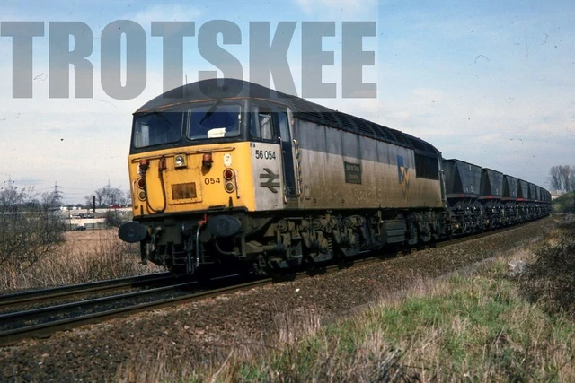 35MM SLIDE BR British Railways Diesel Loco 56054 Class 56 Water Orton ...