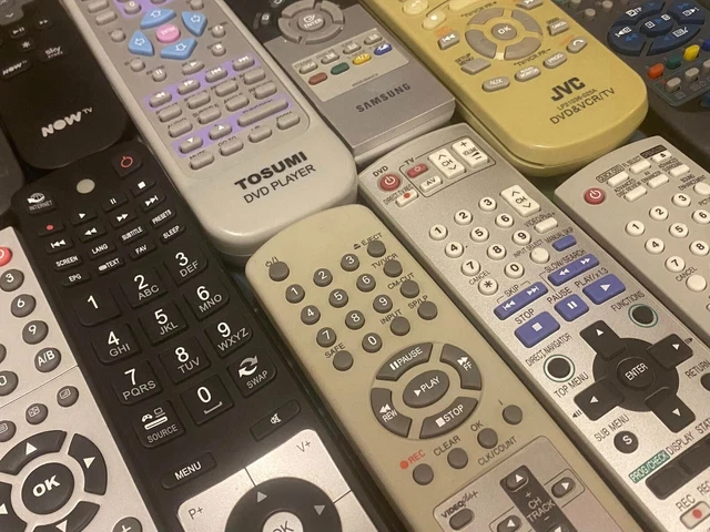 TV / DVD / VHS Remote Control ~ Multi Choice / Drop Down Menu £8.99 ...