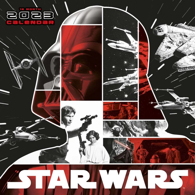 STAR WARS (CLASSIC) 2023 Calendar - Official Product Fast Uk Dispatch £ ...