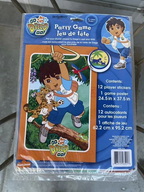 GO DIEGO GO Nick Jr Party Game Poster And 12 Stickers Over 3 Feet EUR 7 ...
