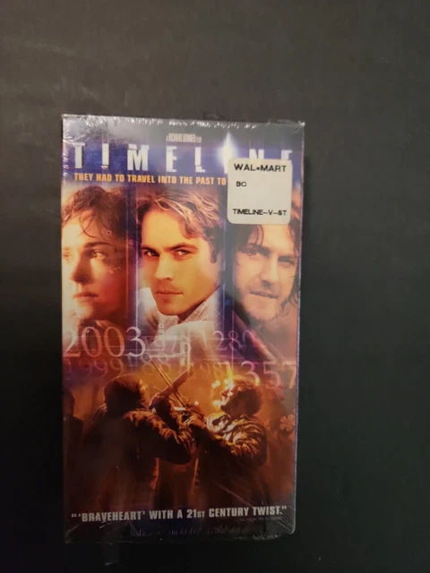 NEW SEALED TIMELINE VHS Scifi Time-Travel Paul Walker 2004 £9.32 ...