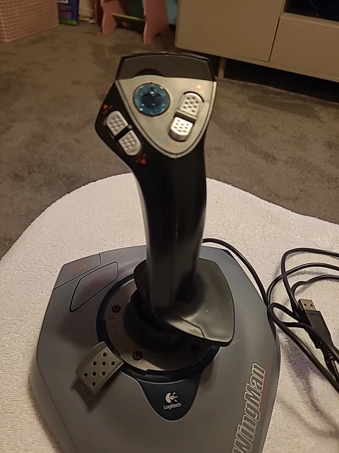 LOGITECH WINGMAN EXTREME Digital 3D Joystick Gaming Flight Simulator ...