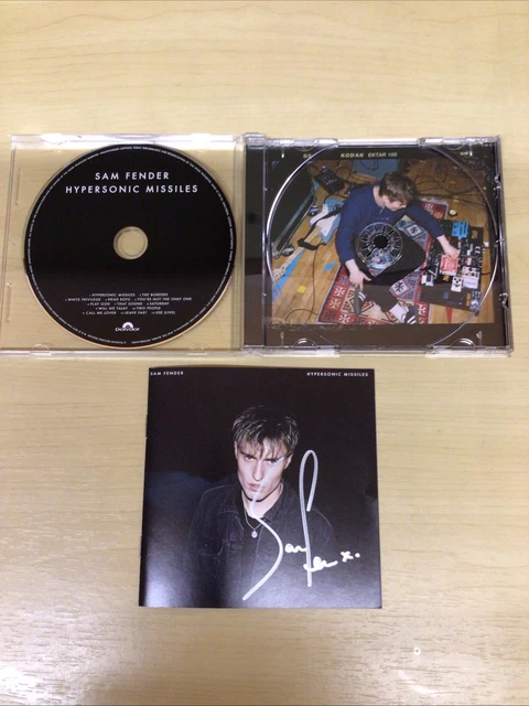 SIGNED-SAM FENDER-CD HYPERSONIC Missiles-Autographed In Silver Pen-Mint ...