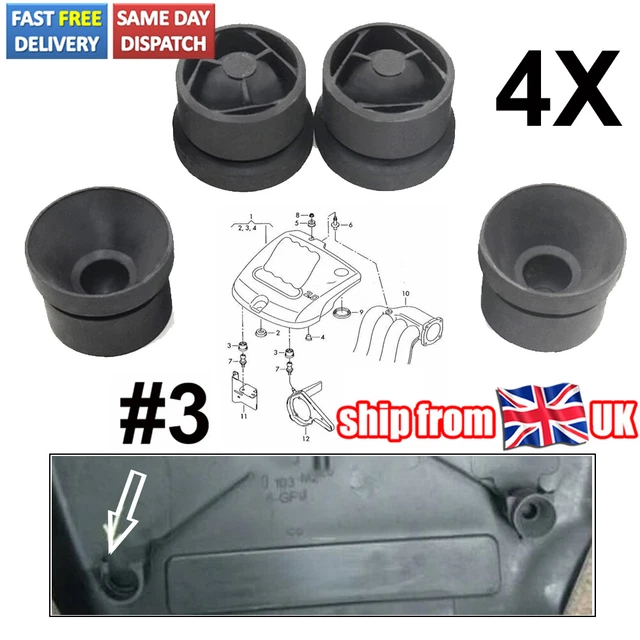 ENGINE COVER MOUNTING Rubber Grommet Stop Jounce For VW Seat Skoda Audi ...