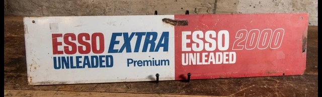 ORIGINAL ESSO EXTRA Esso 2000 Gas Pump Sign 25” $375.00 - PicClick