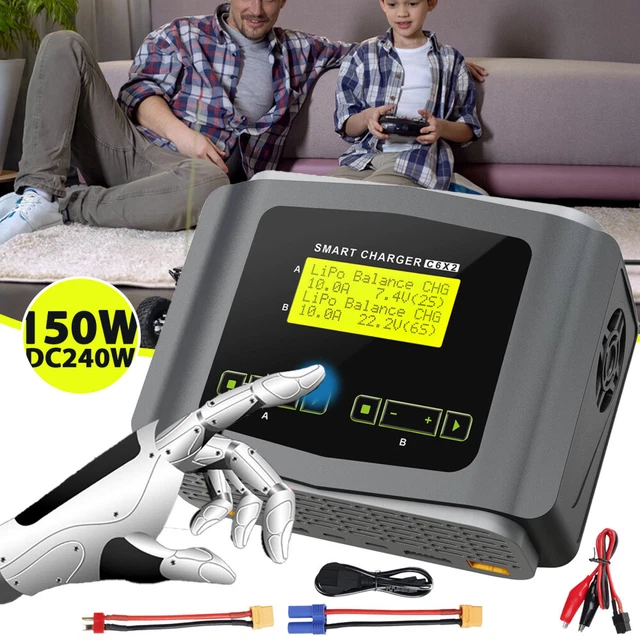 RC AKKU LADEGERÄT für LiPo/Life/LiHV/Lilon/NiMH/NiCD,Intelligente ...