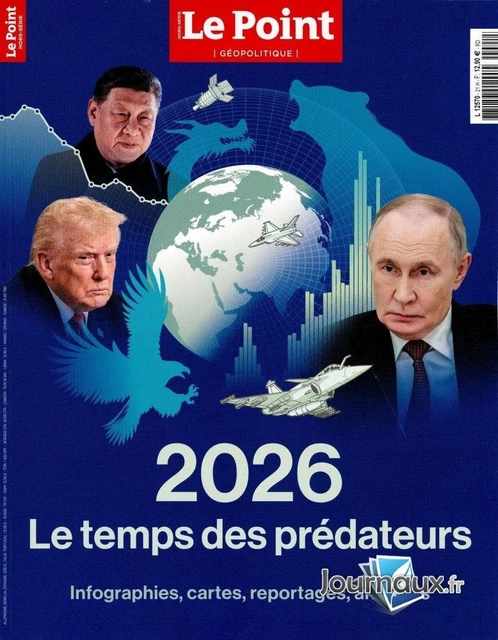 2026 LE TEMPS Des Predateurs Trump Poutine Hors Serie Le Point 14 01 ...