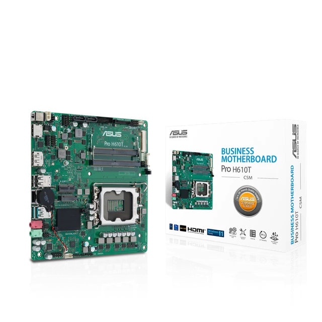 ASUS PRO H610T-CSM Intel H610 LGA 1700 mini ITX £106.00 - PicClick UK