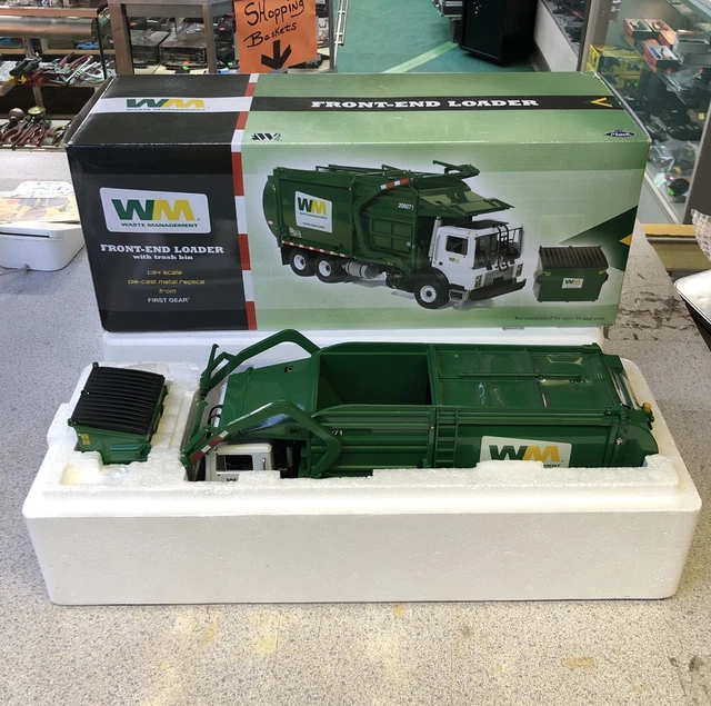 FIRST GEAR - Waste Management Mack Mr Front-End Loader Garbage Refuse ...