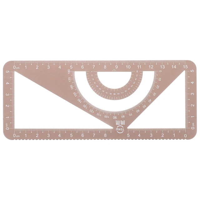 GEOMETRY COMPASS RULER Measuring Tool Triangle Board Precision Office £ ...