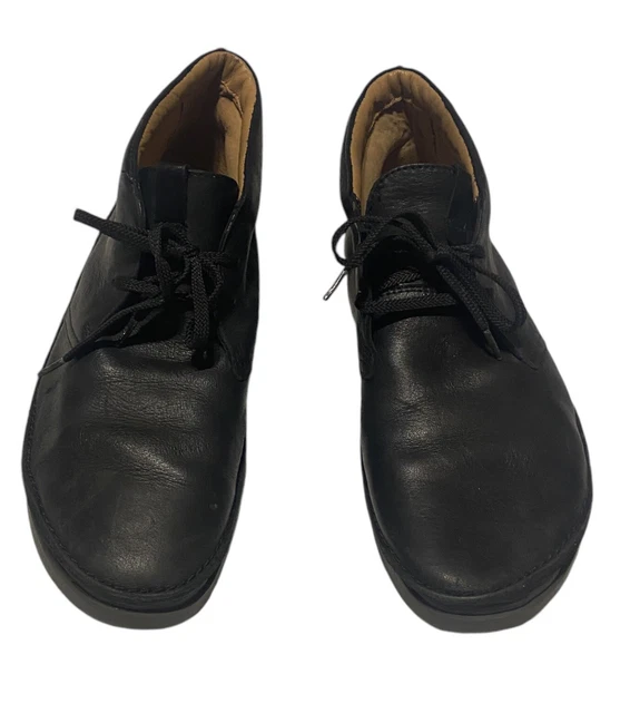 CLARKS MEN’S ACTIVE Air Boots Leather Lace Up Size 10M Black Round Toe ...