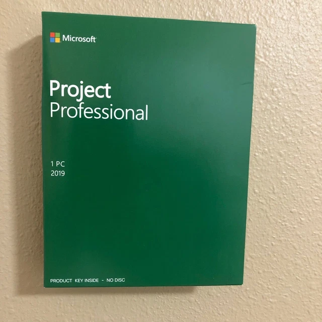 MICROSOFT PROJECT PROFESSIONAL 2019 Brand New Retail Shrink Wrapped £35 ...