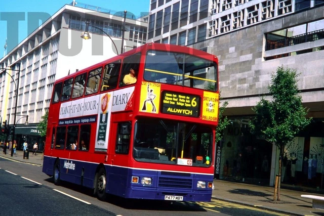 35MM SLIDE METROLINE Volvo Alexander 9601 AV17 P477MBY 1998 Original £4 ...