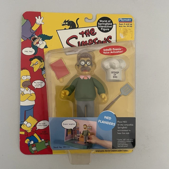 NED FLANDERS THE Simpsons World Of Springfield Interactive Figure ...