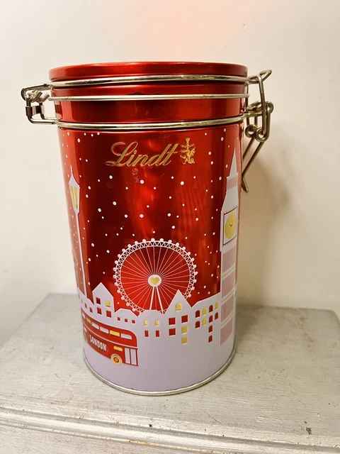 LINDT COLLECTABLE EMPTY Tin Storage Container Display EUR 20,63 ...