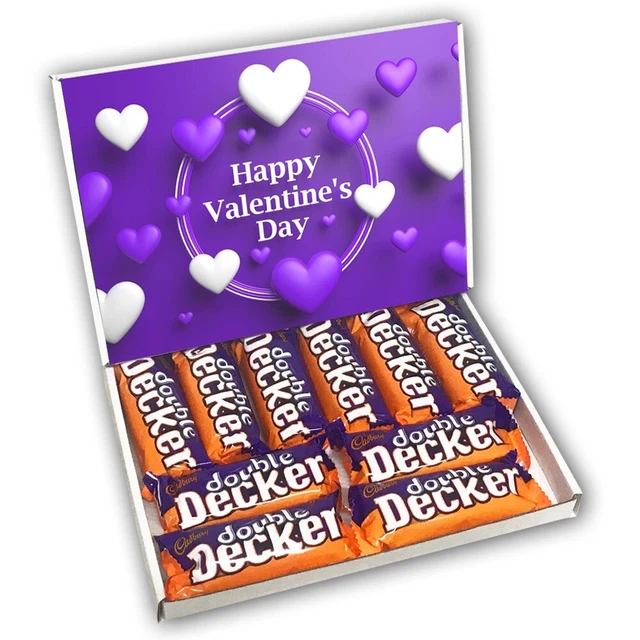 CADBURY DOUBLE DECKER Chocolate Bars Gift Box Valentines Gift Present £ ...
