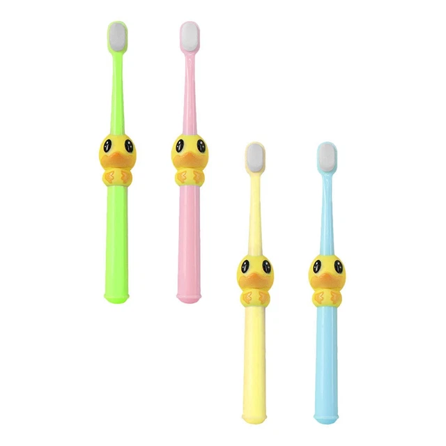 4 PCS CHILDREN Cartoon Toothbrushes Teeth Cleaning Brushes For Hygiene ...