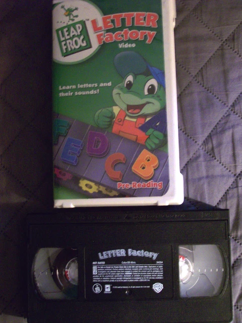 LEAP FROG LETTER Factory Pre-Reading Ages 2-5 (VHS) Learn letters ...