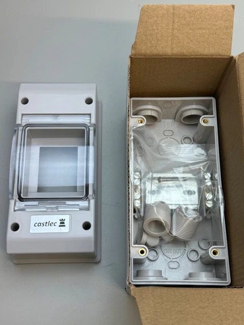 CASTLEC 3 WAY Distribution Board CT3GN REFB20S1 £9.99 - PicClick UK