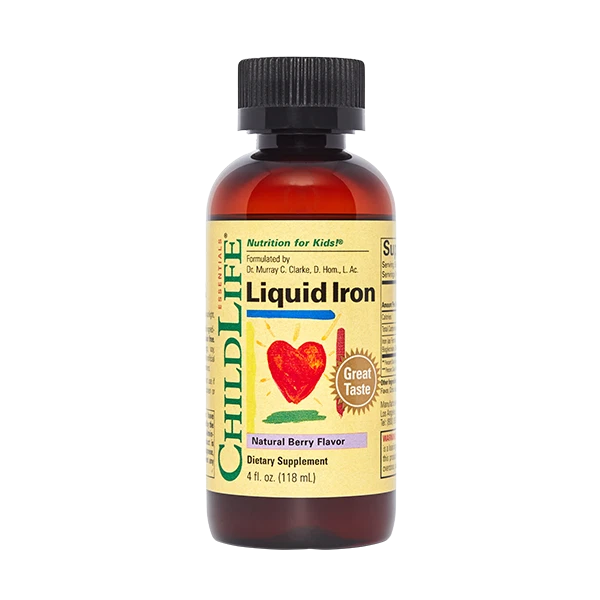 CHILDLIFE LIQUID IRON 4 fl oz (118ml) Berry Flavour, Children's ...