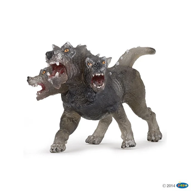NEW PAPO 38983 Cerberus of Darkness - Fantasy - 3 Three Headed Dog ...