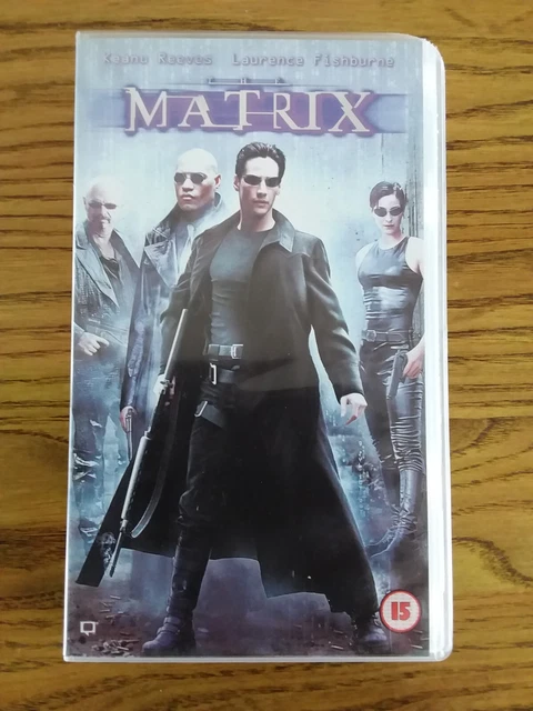 THE MATRIX - VHS Video Cassette Tape - KEANU REEVES ~ LAURENCE ...