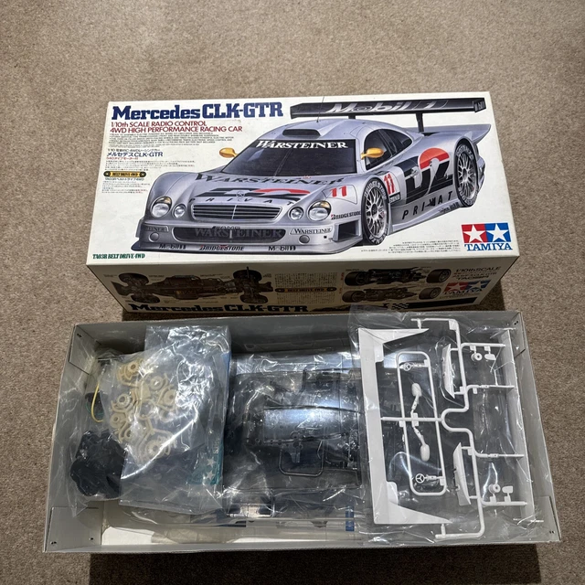 TAMIYA TA03R MERCEDES CLK-GTR KIT NIB RARE 58214 (TA03 TA04) £185.00 ...