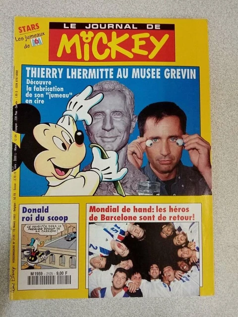 LE JOURNAL DE Mickey Nº2125 / Mars 1993 | Bon état EUR 4,50 - PicClick FR